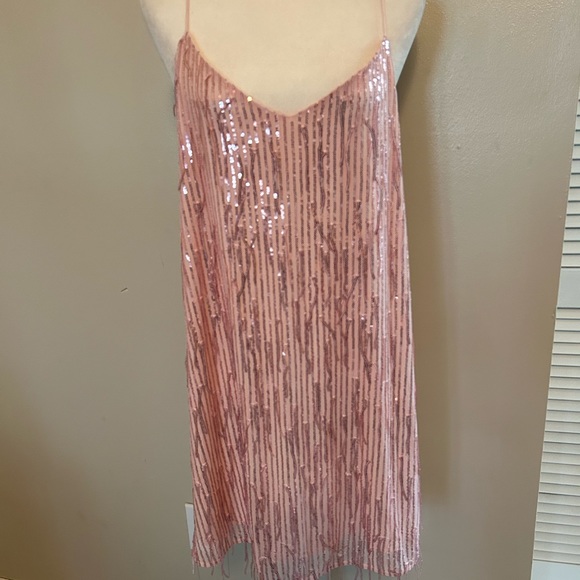 River Island | Dresses | River Island Size 4 Sequence Fringe Dress ...